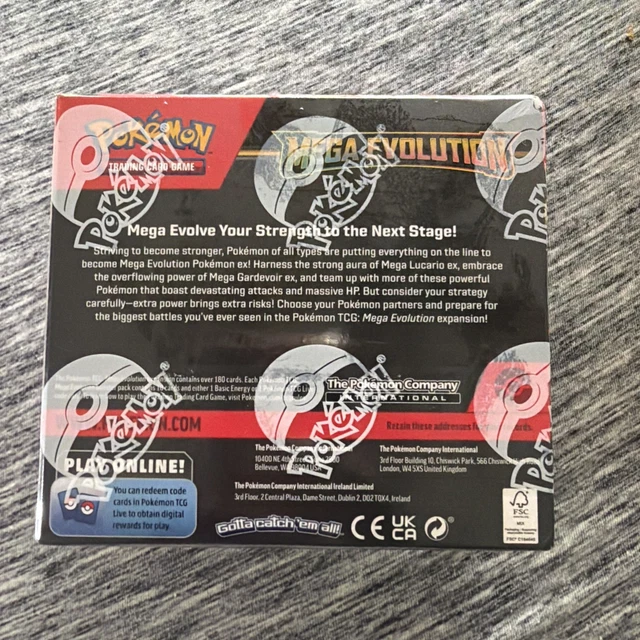 POKEMON TCG MEGA Evolution ENHANCED BOOSTER BOX Factory Sealed 36 Packs ...