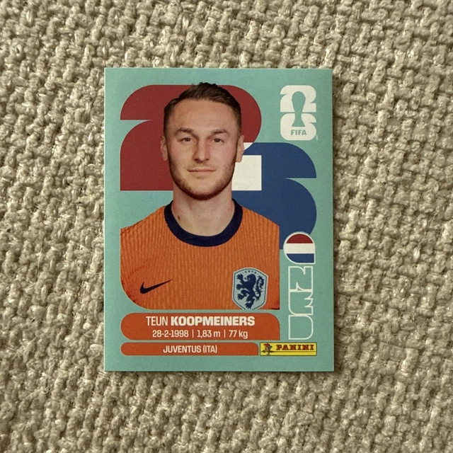 PANINI FIFA WORLD Cup 2026 Official Sticker Collection -Netherlands ...