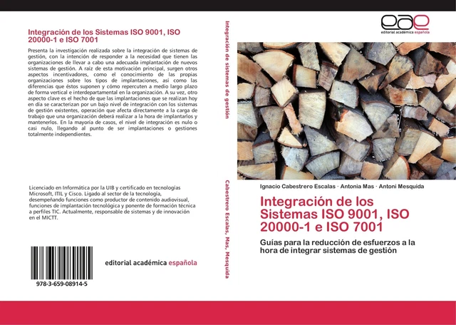 INTEGRACIÓN DE LOS Sistemas ISO 9001, ISO 20000-1 e ISO 7001 Escalas (u. a.) EUR 62,90 - PicClick DE