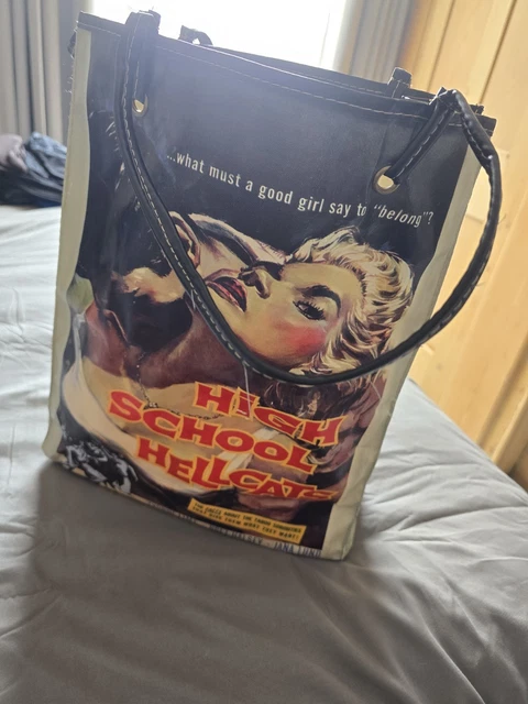 HIGH SCHOOL HELLCATS Tote Bag Movie 1958 Rockabilly £11.11 - PicClick UK