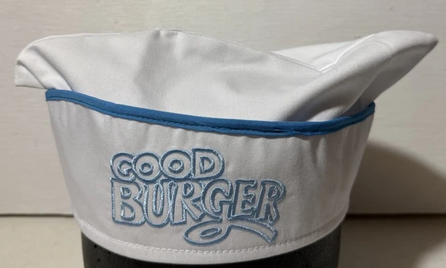 GOOD BURGER EMPLOYEE Costume Chef Hat White Cotton £10.80 - PicClick UK