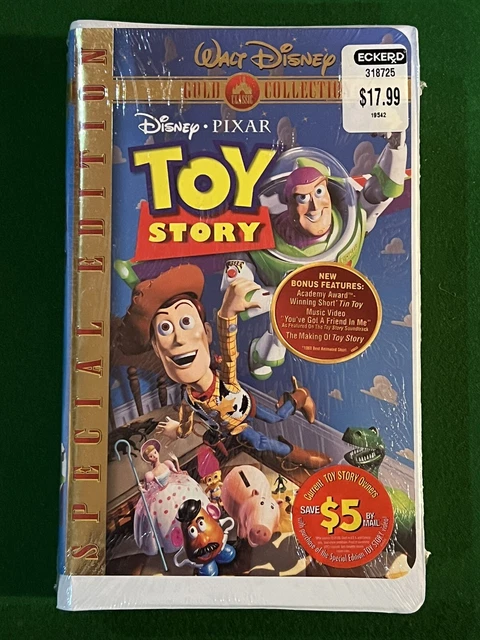 TOY STORY VHS Special Edition Walt Disney Pixar Gold Classic Collection ...