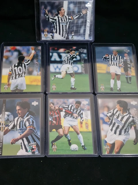 UPPER DECK ROBERTO Baggio Juventus Championship Cards (Lot Of 7) 1994 ...