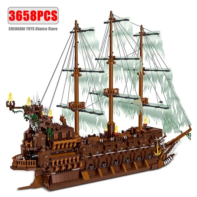 FLYING DUTCHMAN PIRATE Ship Building Blocks Set EUR 321,59 - PicClick FR