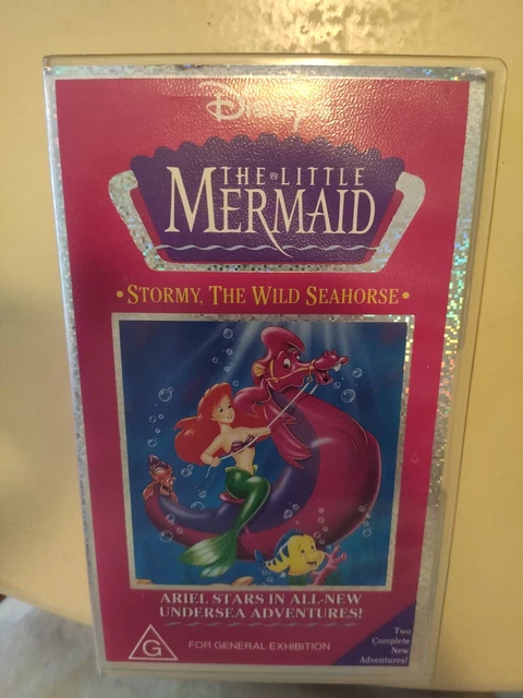 DISNEY LITTLE MERMAID stormy the wild seahorse VHS video cassette ... DISNEY LITTLE MERMAID stormy the wild seahorse VHS video cassette ...