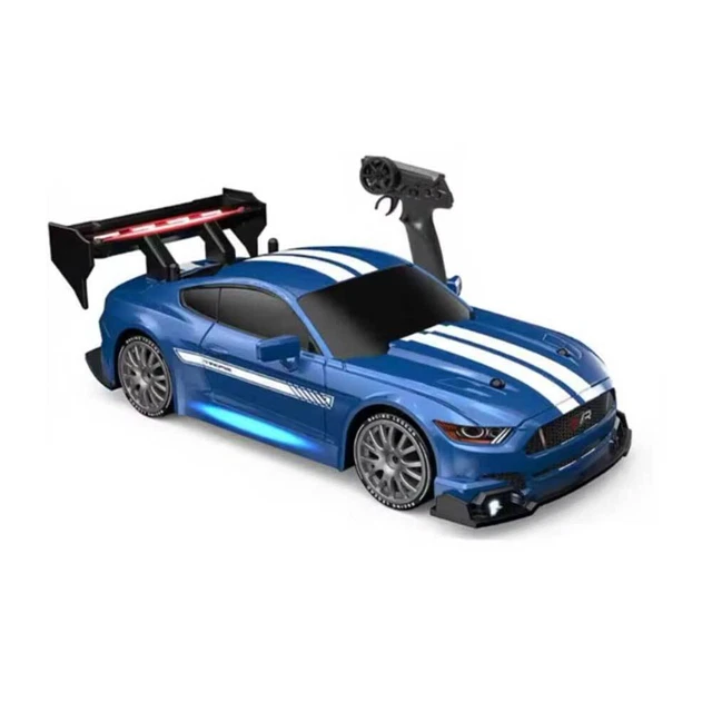 HIGH SPEED RC Drift Vehicle Mustang 4WD Remote Control Racing Blue Car ...