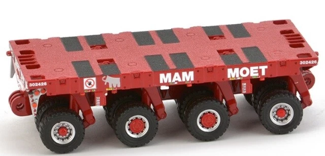 IMC MODELS - MAMMOET SPMT 4 Essieux de couleur Rouge - 1/50 - IMC32 ...