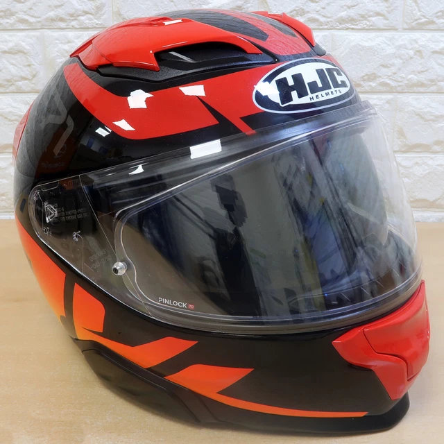 HJC F71 MOTORCYCLE Motorbike Helmet - Bard Red - M : 57 - 58 £113.00 - PicClick UK