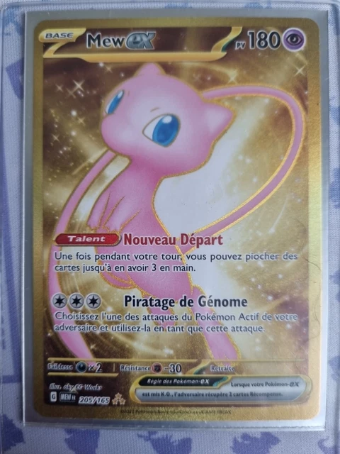 CARTE POKEMON MEW Ex Gold 205/165 Pokemon 151 EUR 79,90 - PicClick FR