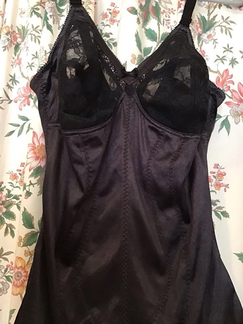 VINTAGE MAGISCULPT CORSELETTE 40C Glossy Silky Bodyshaper Girdle ...
