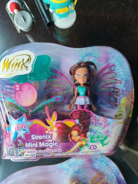 WINX CLUB SIRENIX Mini Magic Doll Fairy LAYLA 2 WINGS DIY Girls Kids ...