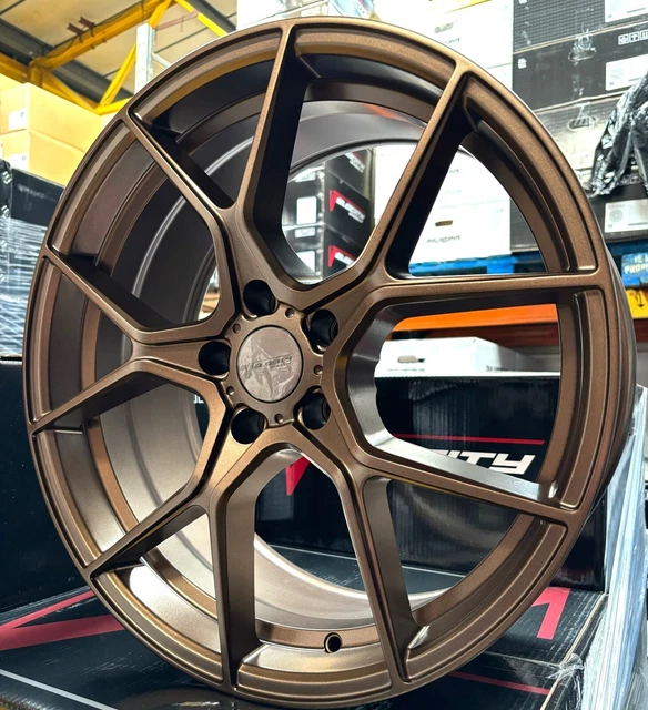 20&/VW TRANSPORTER T5/VELOCITY VF4 Flow Formed/Matt Bronze/8.5j/Alloys ...