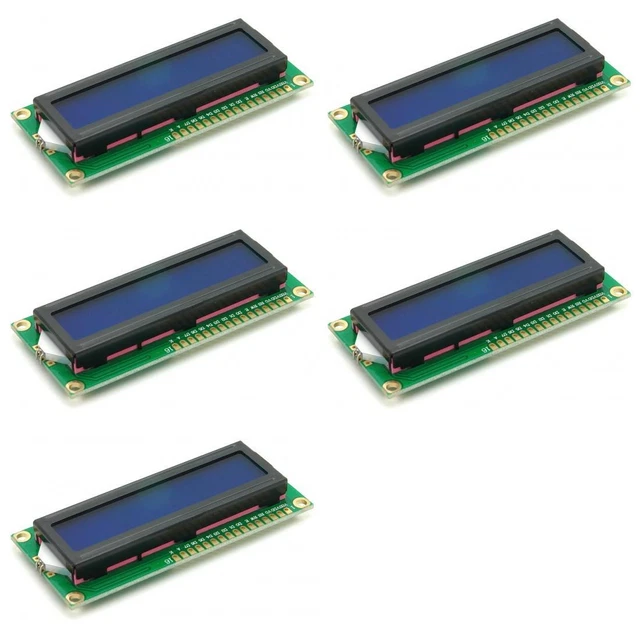 5 X ALPHANUMERISCHES LCD 16x2, Bleu/Blanc EUR 8,01 - PicClick FR