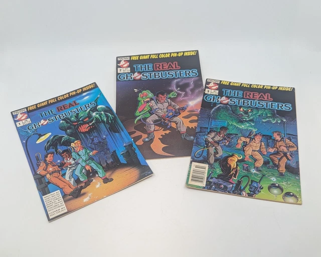 NOW COMICS THE Real Ghostbusters Vol. 1 No. 1-3 (1988) £142.42 ...