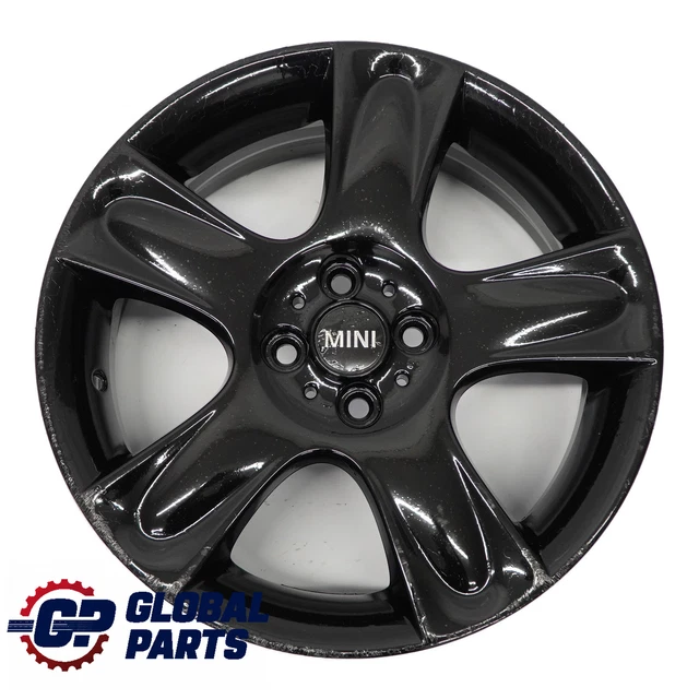 MINI COOPER ONE R50 R52 R53 Black Wheel Alloy Rim 17" ET:48 7J 5-Star ...