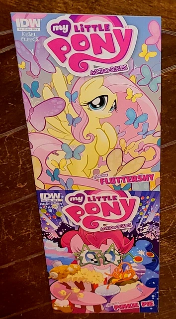 MY LITTLE PONY Micro Series #4B & #5B w/Fluttershy & Pinkie Pie, (2013 ...