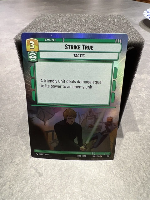 STRIKE TRUE 391 *Hyperspace* *FOIL* Star Wars Unlimited (Spark of ...