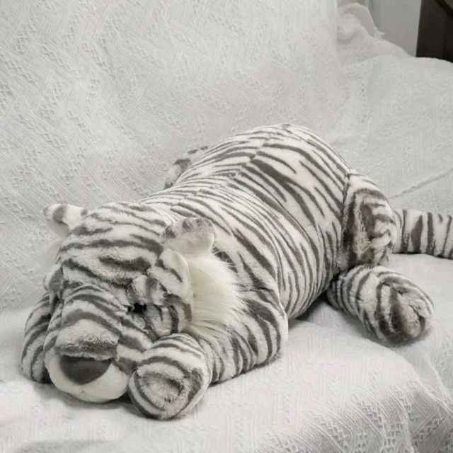 JELLYCAT SACHA SNOW Tiger Large Rare Retired Plush Wild Cat Toy 25CM £ ...