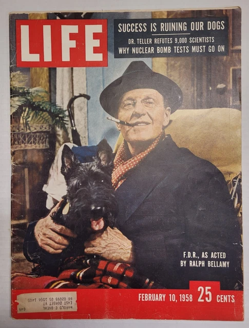 LIFE MAGAZINE FEBRUARY 10 1958 Success Is Ruining Our Dogs; Nuclear ...