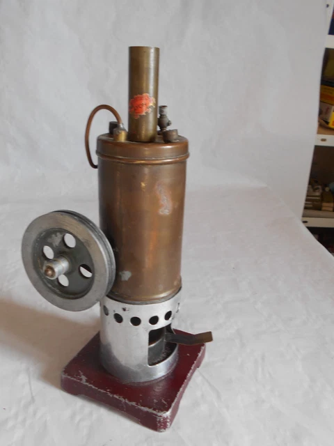 VINTAGE UPRIGHT STEAM engine Live steam Jouets Scientifique moderne ...
