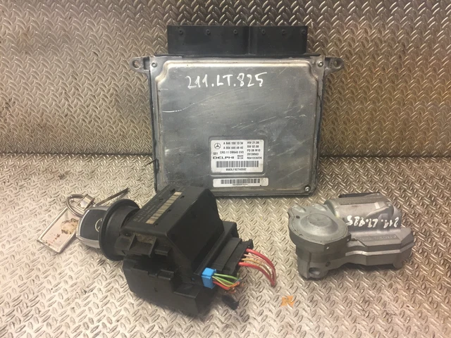 MERCEDES BENZ W211 E 200 CDI Moteur ECU Set 6461501334 2115452308 ...
