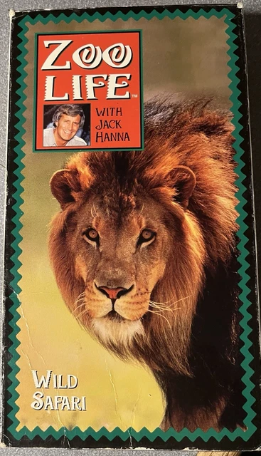 ZOO LIFE WITH Jack Hanna VHS Video, "Wild Safari", Time Life Video 1994 ...