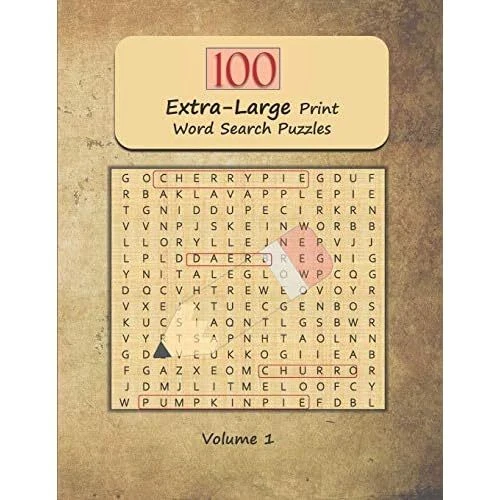 100 EXTRA-LARGE PRINT Word Search Puzzles: Jumbo Word F - Paperback NEW ... 100 EXTRA-LARGE PRINT Word Search Puzzles: Jumbo Word F - Paperback NEW ...