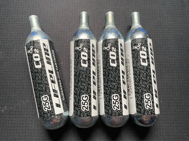 CO2 25G CARTRIDGE – Bike Wheel Inflation – MTB - ROAD - GRAVEL £3.49 ...