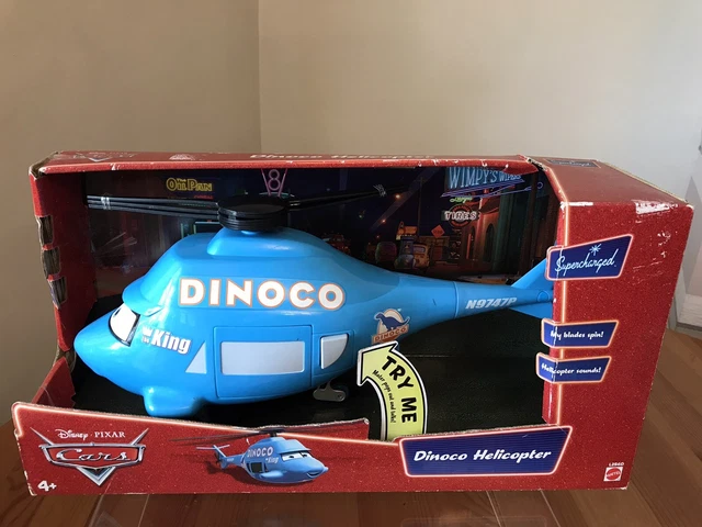 DISNEY PIXAR CARS Dinoco Helicopter Mater Sounds Phrases Rotor Turbosky ...