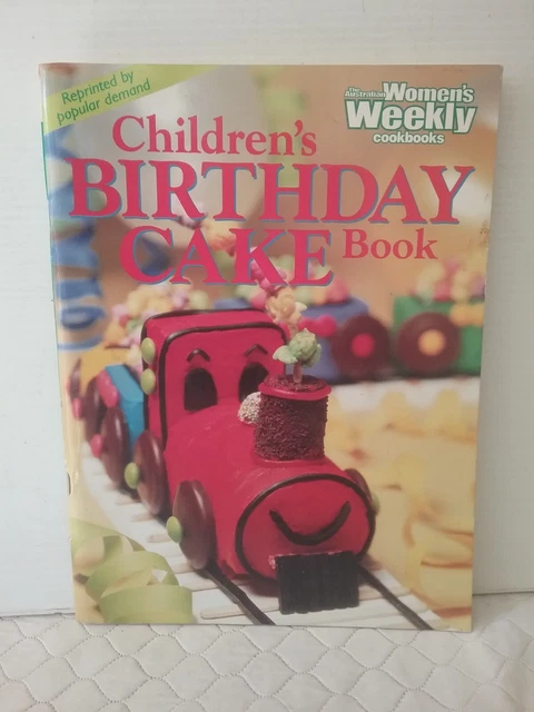 VINTAGE AUSTRALIAN WOMENS Weekly Cookbook Childrens Birthday Cake Book ...