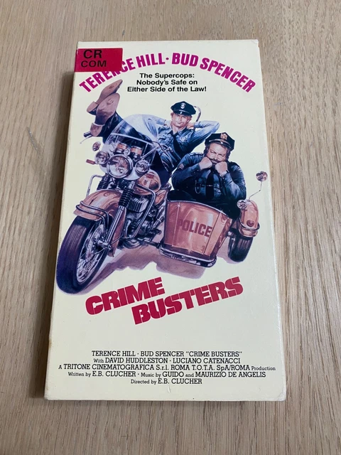CRIME BUSTERS VHS 1990 Terence Hill Bud Spencer David Huddleston ...
