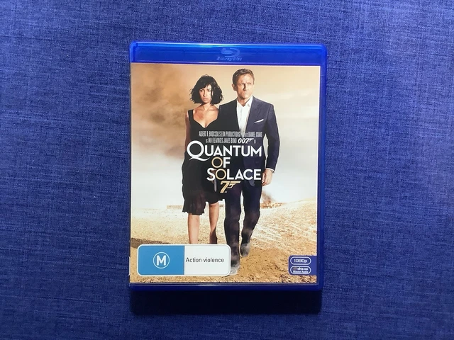 QUANTUM OF SOLACE (Blu-ray, 2007) James Bond 007 - Like New Region B $9 ...