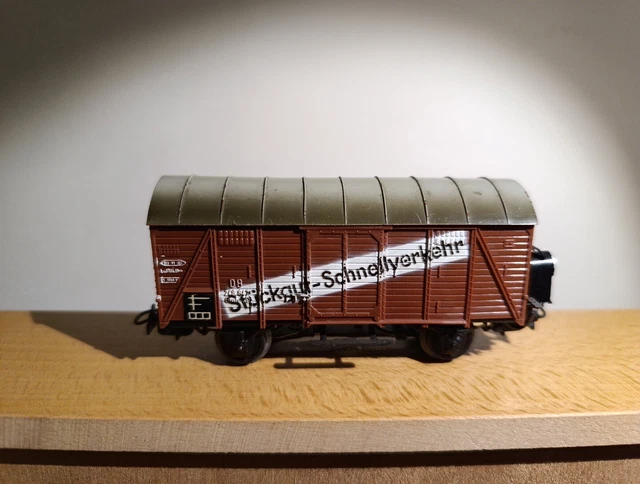 MÄRKLIN 4507 , Ged. Güterwagen mit Abschlussleuchte , Funktionsfähig, o.OVP , H0 EUR 24,95 ...