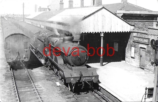 RAILWAY PHOTO LNER C4 6083 New Holland Town 1946 GCR Robinson Atlantic ...
