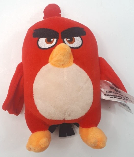 THE ANGRY BIRDS 2 Movie Red Bird Plush Soft Toy 7" Rovio 2019 Animal £7 ...