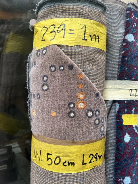 1M OF RETRO Coach/Bus/Train/Camper Fabric (Moquette) £20.00 - PicClick UK