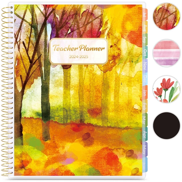 TEACHER PLANNER 20242025 Academic Year Jul 2024 Jun 202585 x 11Lesson ...