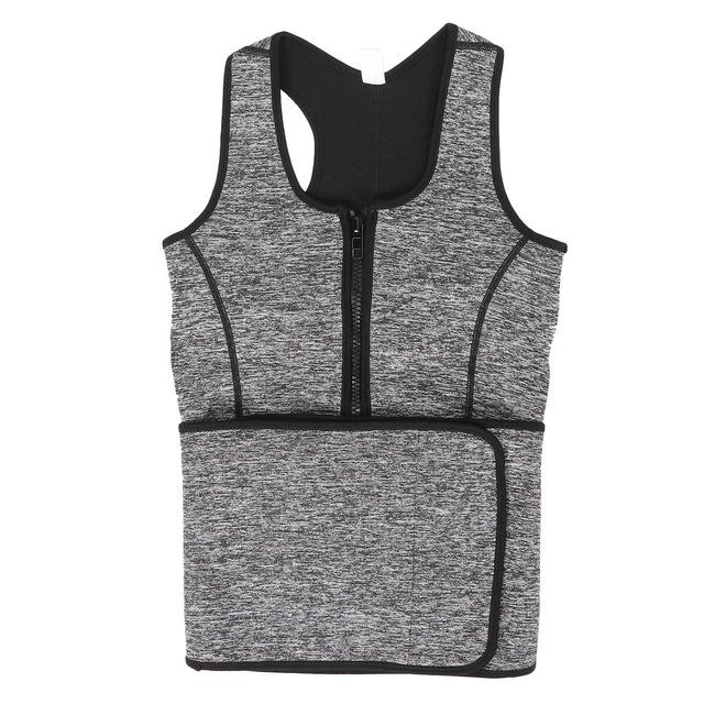 SWEAT SAUNA SUIT Vest Yoga Workout Body Corset Sauna Fat Burner Cincher ...