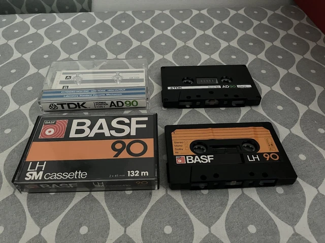 BASF & TDK 90 Minute Cassette Tapes £3.00 - PicClick UK