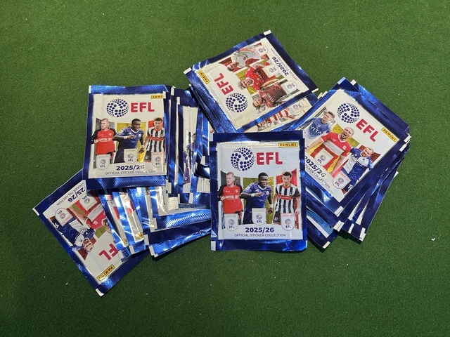PANINI EFL 2025/26 Album Stickers X36 Packs £1.16 - PicClick UK