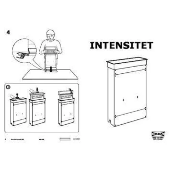 IKEA INTENSITET S Box Soft opening pop up electric plug socket £80.00 ...