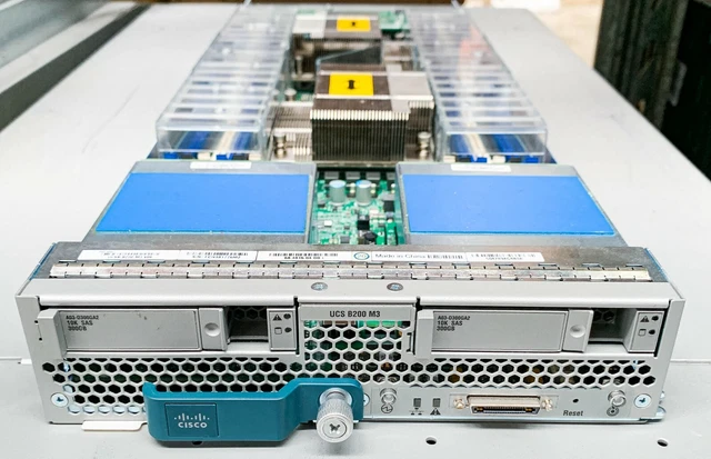 CISCO UCS B200 M3 Blade Server 2x Xeon E5-2640 32GB 1.8TB HDD | UCSB ...