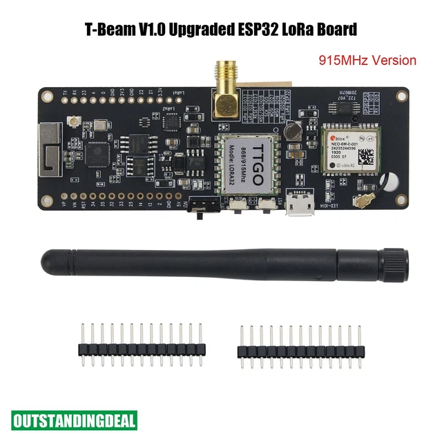 T-BEAM V1.0 UPGRADED ESP32 LoRa Board 915MHz Version WiFi Bluetooth Module ot34 EUR 58,25 ...