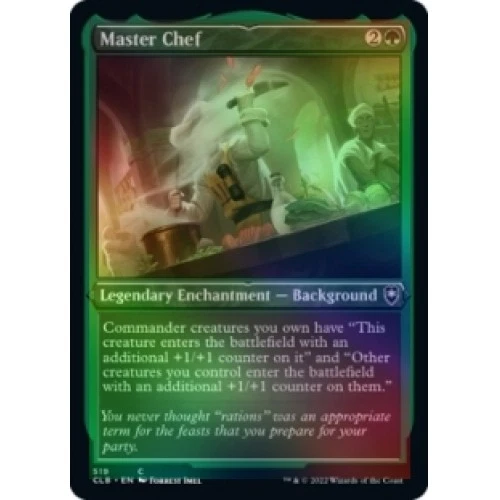 MASTER CHEF (FOIL-ETCHED) X4 Commander Legends: Battle For Baldur's ...
