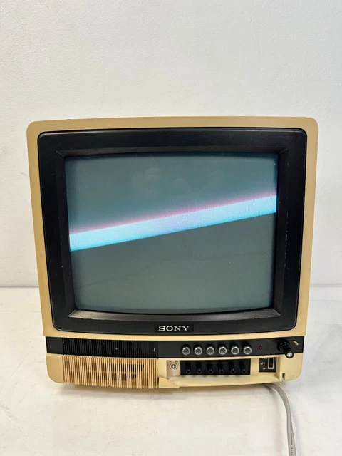 SONY TRINITRON COLOUR TV Receiver Retro 1976 Vintage Display KV-134OUB ...