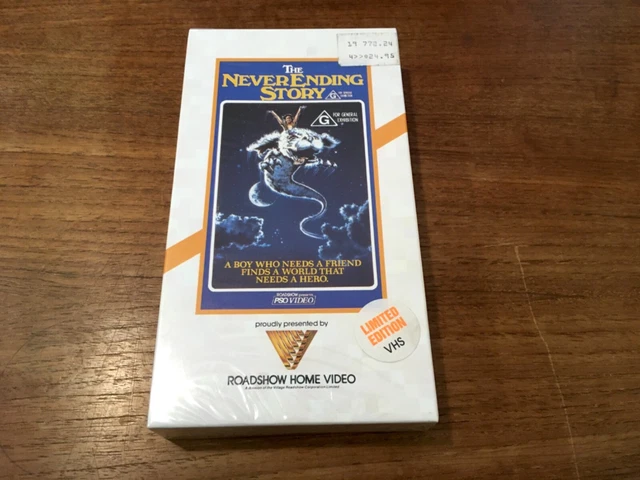 THE NEVERENDING STORY FACTORY SEALED VHS PAL 1984 Roadshow (Never ...
