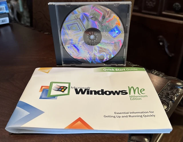 MICROSOFT WINDOWS ME Millennium Edition UPGRADE Disc w/ Product Key ...