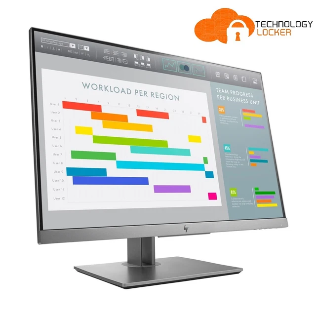 HP ELITEDISPLAY E243 24" Screen LED-Lit Monitor ADS with LED backlight ...