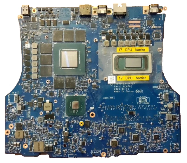 DELL ALIENWARE X17 R1 i7-11800H RTX3070 Laptop Motherboard LA-K472P FOR ...
