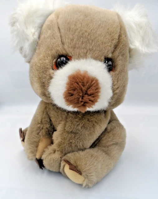 APPLAUSE KALLIE KOALA Bear Plush Stuffed Animal Toy Brown Vintage 1983 ...